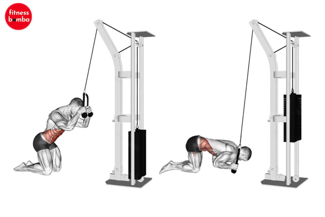 BEST 10 ab workouts with cable - fitnessbomba